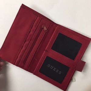 Guess | Bags | New Ruby Red Guess Brand Handbag And Wallet | Poshmark